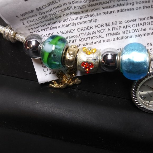 Figaro Couture | Jewelry | Figaro Couture Watch Charm Bracelet New ...